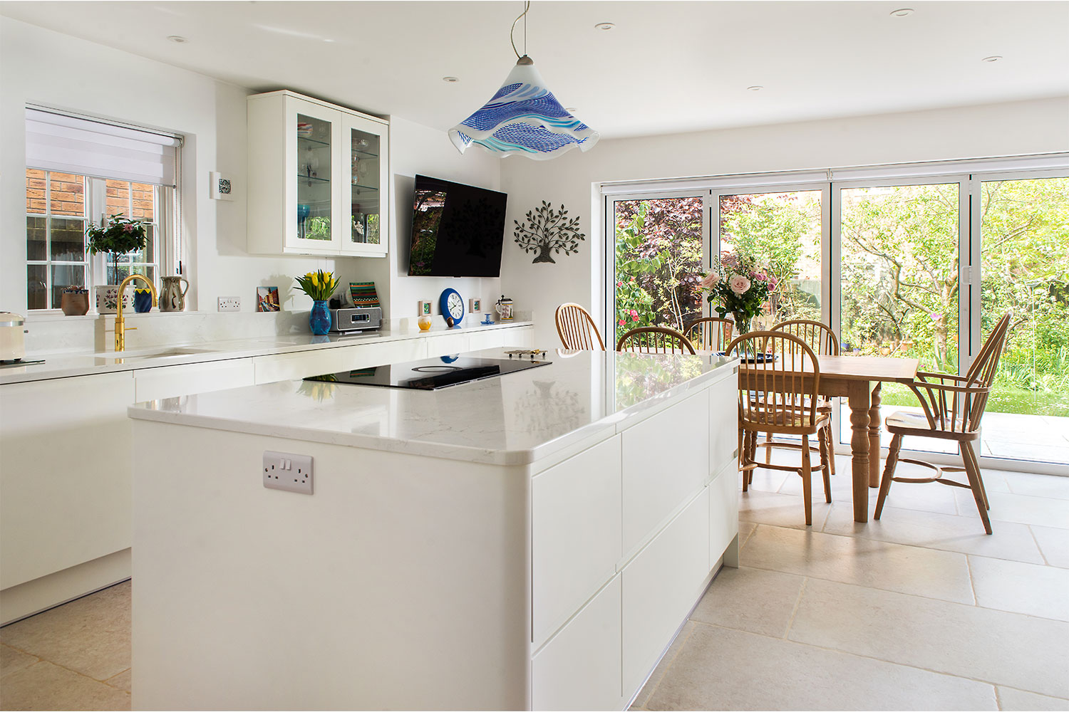 A Light & Bright Stoneham Kitchen by Gardiner Haskins Interiors
